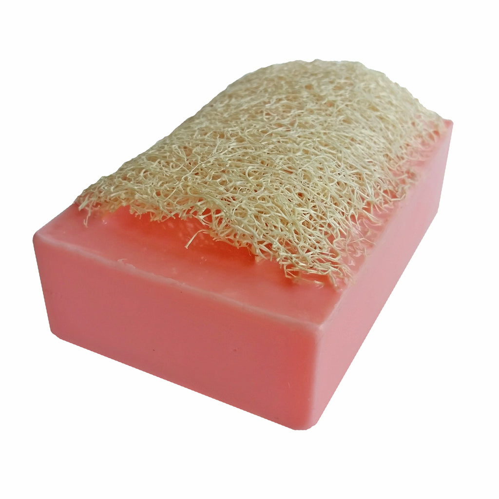 "ENGLISH ROSE" Handmade Goat's Milk Moisturizing Luffa Soap 4oz Bar ...