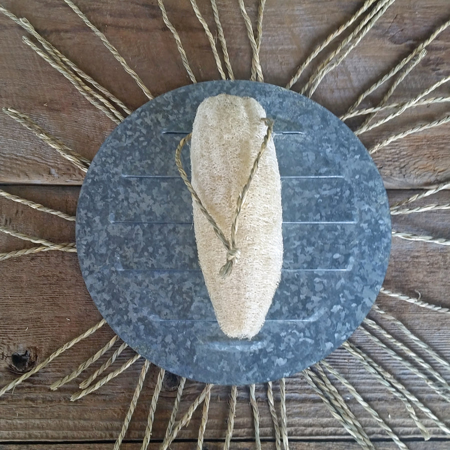 Add a Natural Grass Rope to Any Luffa Sponge. – Luffa Gardens